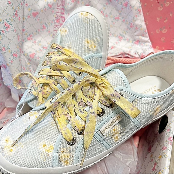 LoveShackFancy | Shoes | Loveshackfancy X Superga Blue Bird Shoes Size ...